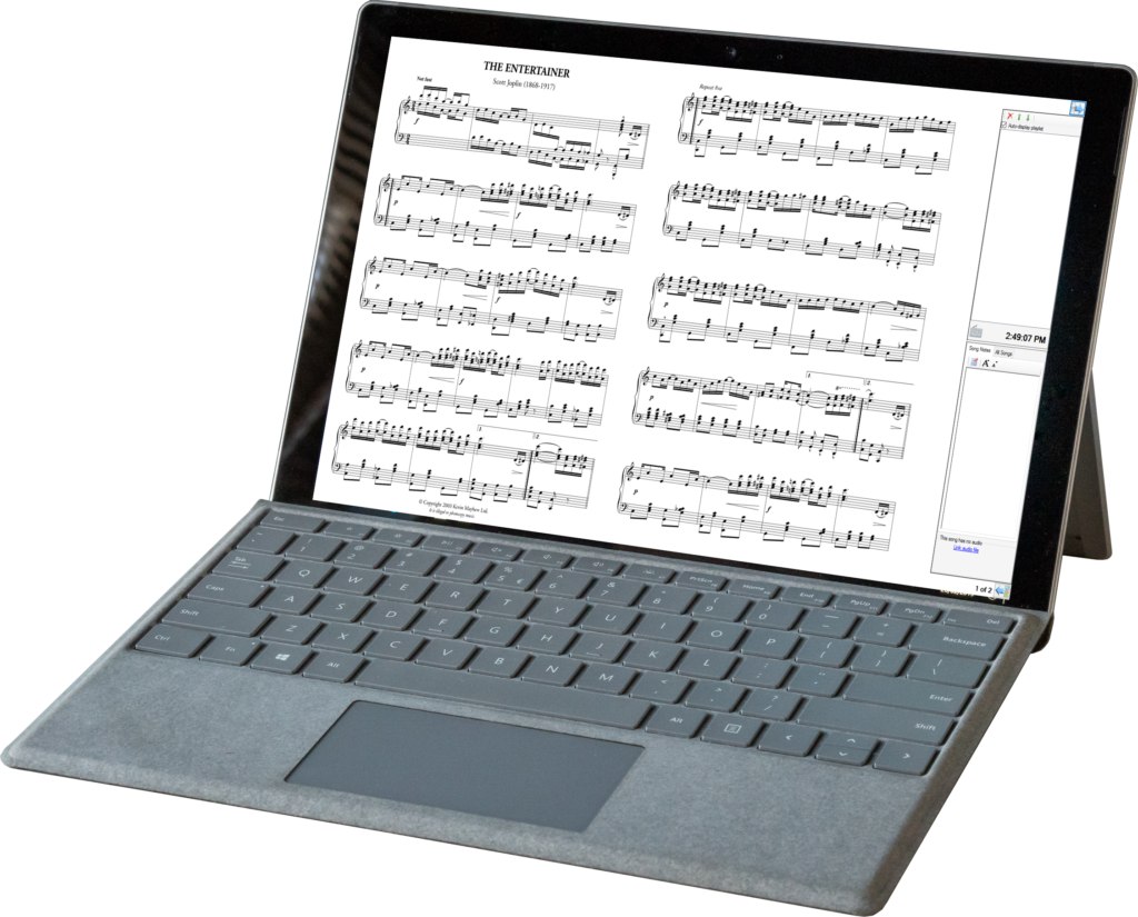 MusicOne 12-Pro Digital Music Stand - Power Music Hardware Store